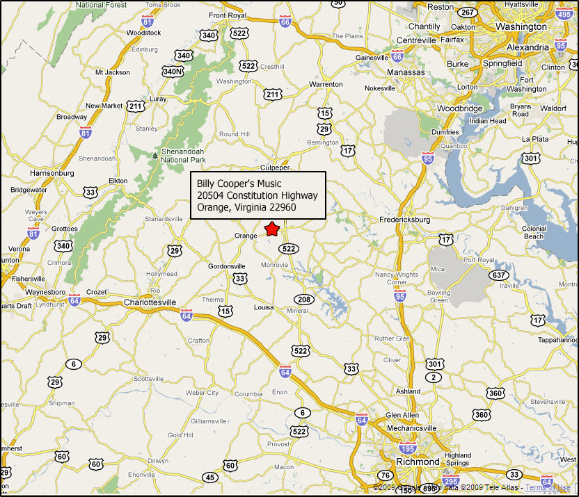 Billy Cooper's Music